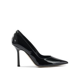 Ninalilou Hohe Schuhe - Glossy Patent Leather Heeled Shoes - Gr. 39 (EU) - in Schwarz - f&uuml;r Damen