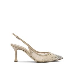 Ninalilou Hohe Schuhe - Rhinestone-Embellished Slingback Heeled Pumps - Gr. 36 (EU) - in Rosa - f&uuml;r Damen