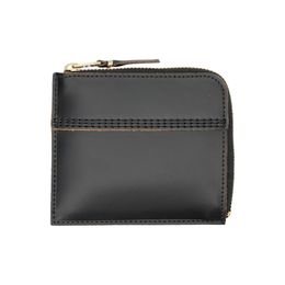 Comme des Gar&ccedil;ons Comme des Garcons Portemonnaies - Triple Stich Leather Wallet - Gr. unisize - in Grau - f&uuml;r Damen