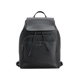 Tod's Tod's Rucks&auml;cke - Calfskin Leather Backpack With Subtle Logo Detail - Gr. unisize - in Schwarz - f&uuml;r Damen