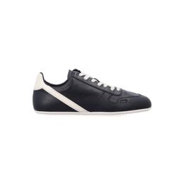 Rick Owens Low-Top Sneaker - Low-Top Minimal Sneaker With Angled Side Stripe - Gr. 40 (EU) - in Schwarz - f&uuml;r Damen