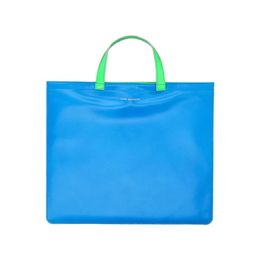 Comme des Gar&ccedil;ons Comme des Garcons Shopper & Totes - Leather Super Fluo Tote Bag - Gr. unisize - in Blau - f&uuml;r Damen