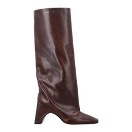 Coperni Stiefel - Bridge Leather Boots - Gr. 37 (EU) - in Grau - f&uuml;r Damen