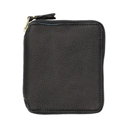 Comme des Gar&ccedil;ons Comme des Garcons Portemonnaies - Textured Leather Zip Wallet - Gr. unisize - in Schwarz - f&uuml;r Damen