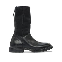 Moma Stiefel - "Rick" Zippered Ankle Boots - Gr. 37 (EU) - in Schwarz - f&uuml;r Damen