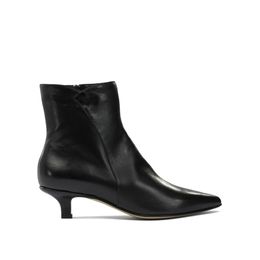 Pomme D'or Stiefel - Elegant Pointed-Toe Ankle Boots With Silhouette - Gr. 37 (EU) - in Schwarz - f&uuml;r Damen
