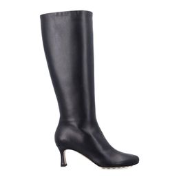 Bottega Veneta Stiefel - Rana Nappa Leather Knee-High Boots - Gr. 37 (EU) - in Schwarz - f&uuml;r Damen