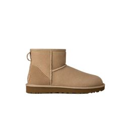 UGG Australia UGG Stiefel - Reversed Shearling Mini Boots With Treadlite Sole - Gr. 38 (EU) - in Beige - f&uuml;r Damen