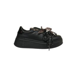 Gio+ Low-Top Sneaker - Platform Sneakers With Pearl Detailing And Finish - Gr. 40 (EU) - in Schwarz - f&uuml;r Damen