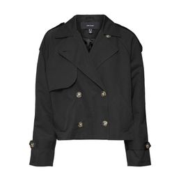 V&eacute;ro Moda VERO MODA Mantel 'CHLOE' Damen Gr&ouml;&szlig;e XS schwarz