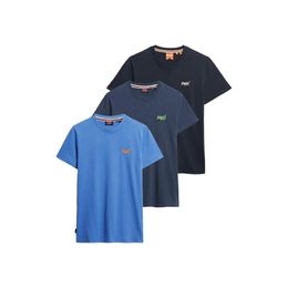 Superdry & Co T-Shirt 'Essential' Herren Gr&ouml;&szlig;e XXL blau / marine / ultramarinblau