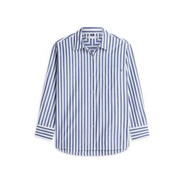 Tommy Hilfiger Bluse 'ESS' Damen Gr&ouml;&szlig;e XXL blau / wei&szlig;