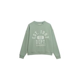 Superdry & Co Sweatshirt Damen Gr&ouml;&szlig;e XS/S hellgr&uuml;n / wei&szlig;