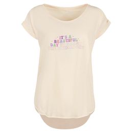 F4NT4STIC T-Shirt Damen Gr&ouml;&szlig;e 5XL sand / lila / ros&eacute;