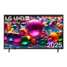 Schwarz LG 50&Prime; UHD AI UA75 4K Smart TV 50UA75006LA