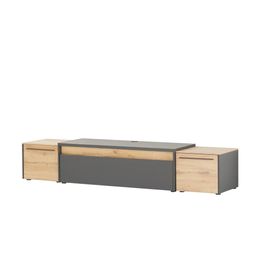 M&ouml;bel Kraft TV Lowboard grau Ma&szlig;e (cm): B: 223 H: 46 T: 50.0 &raquo; M&ouml;bel Kraft