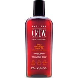 American Crew Haarshampoo &raquo;Daily Cleansing Shampoo 250 ml&laquo; Glanz f&uuml;r Herren aller Haartypen, vegan und feuchtigkeitsspendend. braun F&uuml;r jeden Haartyp geeignet.