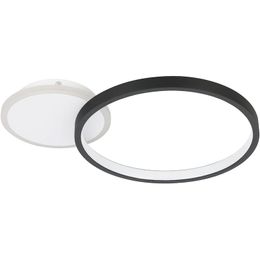 Eglo Deckenleuchte &raquo;GAFARES&laquo; LED-Modul 1 Stk. warmwei&szlig; - kaltwei&szlig; Deckenleuchte aus Alu, Stahl - 15W schwarz