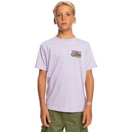 Quiksilver T-Shirt &raquo;Retro Fade&laquo; Pastel Lilac 14 14 Stoff: Baumwoll-Jersey-Stoff [160 g/m2]