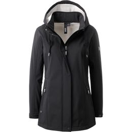 DEPROC Active Damen DEPROC Active Softshelljacke &raquo;WILKIE PEAK WOMEN&laquo; mit abnehmbarer Kapuze schwarz 44L