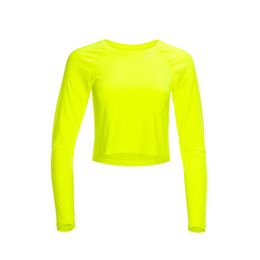 WINSHAPE Damen Langarmshirt &raquo;AET116&laquo; Cropped Functional Light gelb XXL