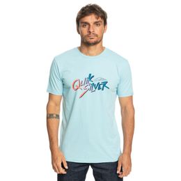 Quiksilver T-Shirt &raquo;Signature Move&laquo; Sky Blue XS XS Stoff: Baumwoll-Jersey-Stoff [160 g/m2]