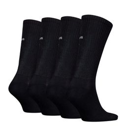 Calvin Klein Jeans Herren Socken &raquo;CKJ MEN SOCK 4P MONOGRAM ECOM&laquo; 4 Paar, mit Logo am Schaft schwarz 43-46