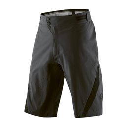 Gonso Herren Fahrradhose &raquo;Ero&laquo; kurze Herren Radhose mit Sitzpolster, strapazierf&auml;hig und formstabil schwarz 6XL, N-Gr