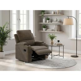 Home Affaire Relaxsessel &raquo;Napori&laquo; TV-Sessel, Kinosessel mit Relaxfunktion in 2 Sitzen, Getr&auml;nkehalter beige 100% Polyester