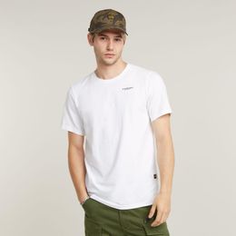 G-Star Raw G-Star Herren G-STAR T-Shirt &raquo;Slim Base&laquo; mit Rundhals, Baumwollmix wei&szlig; M
