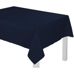 WIRTH Tischdecke &raquo;NEWBURY&laquo; blau Baumwolle, Polyester