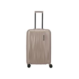 Travelite BARBARA Novelty - 4-Rollen-Trolley M 65 cm erw. (schwarz) in satin nude | Gr.: onesize