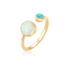 Elli Ring 925 Sterling Silber in Gold | Gr.: onesize