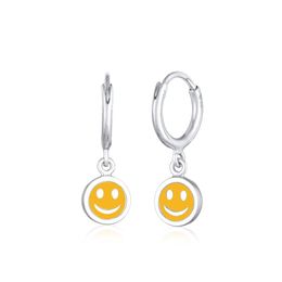 Elli Ohrringe 925 Sterling Silber mit Smiling Face in Silber | Gr.: onesize