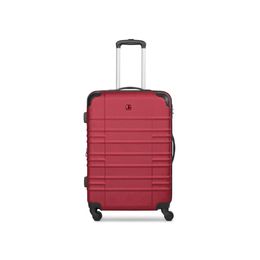 Wenger Amplar Evo 4 Rollen Trolley M 65 cm mit Dehnfalte in ruby | Gr.: onesize
