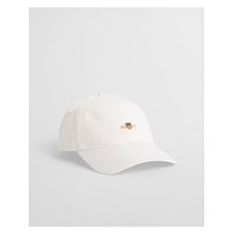 Gant Shield Cap aus Baumwolltwill in Eggshell | Gr.: onesize