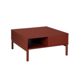 home24 Couchtisch HOLOV in Rot | Gr.: onesize