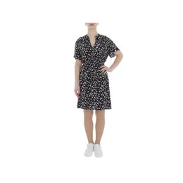 Ital-Design Kleid in Schwarz und Wei&szlig; | Gr.: M