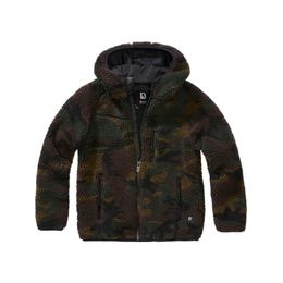 Brandit Kinder Fleecejacke/Fleecepullover "Kids Teddyfleece Jacket Hooded" in Camouflage | Gr.: 122/128