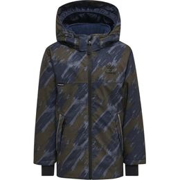 Hummel Rei&szlig;verschluss Jacke Daumenl&ouml;cher Hmllogan Lebensstil Jungen in DARK OLIVE | Gr.: 128