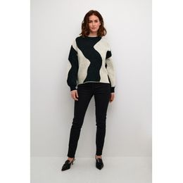 Kaffe Strickpullover KAwilma Regular fit in Abstract Knit Pattern | Gr.: XL