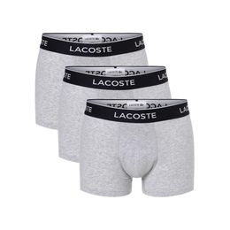 Lacoste 3er-Set: Boxershorts in Hellgrau | Gr.: S