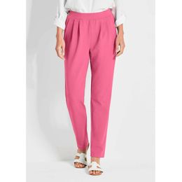 GOLDNER Schlupfhose Businesshose SARA mit Komfortbund in pink | Gr.: 44