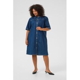 Kaffe curve Denimkleid KCsandria A-shape in Medium Blue Denim | Gr.: 54
