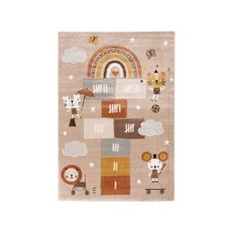 Pergamon Kinder Teppich Maui Kids Spielwelt in Beige | Gr.: 140 x 200 cm