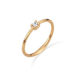 Elli DIAMONDS Ring 925 Sterling Silber in Gold | Gr.: 58