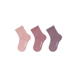 Sterntaler Socken 3er-Pack uni in rosa | Gr.: 26