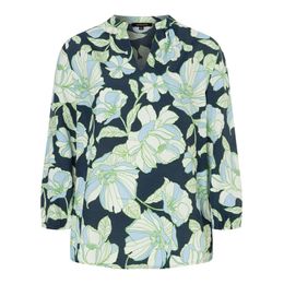 More & More More & More Blumenprintbluse in floral print ink blue fond | Gr.: 40