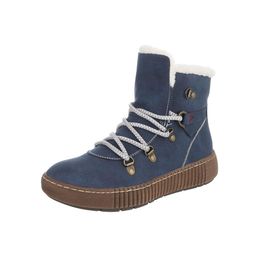 Ital-Design Stiefelette in Blau | Gr.: 39