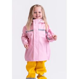 BMS Regenjacke f&uuml;r M&auml;dchen rosa | Gr.: 128